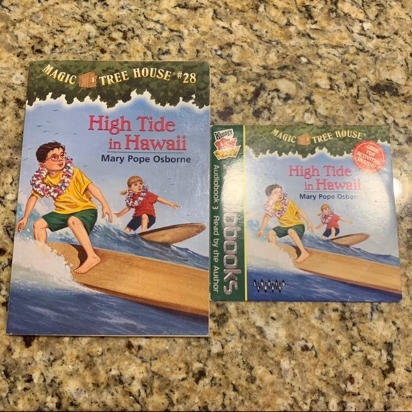 Scholastic | Toys | Magic Tree House 28 High Tide In Hawaii Read Along ...